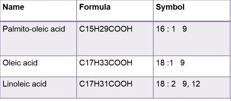 Fatty Acid Structure | Examples | Types | Physical & Chemical Properties